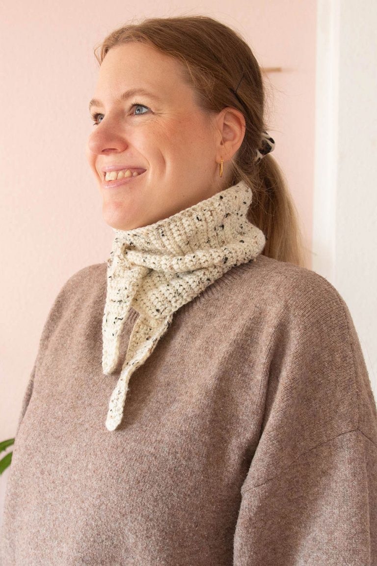 Mini Schal häkeln - schnell & einfach | ars textura – DIY-Blog